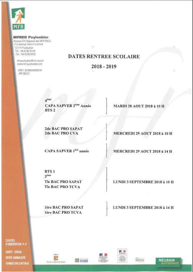 Les plannings de formation