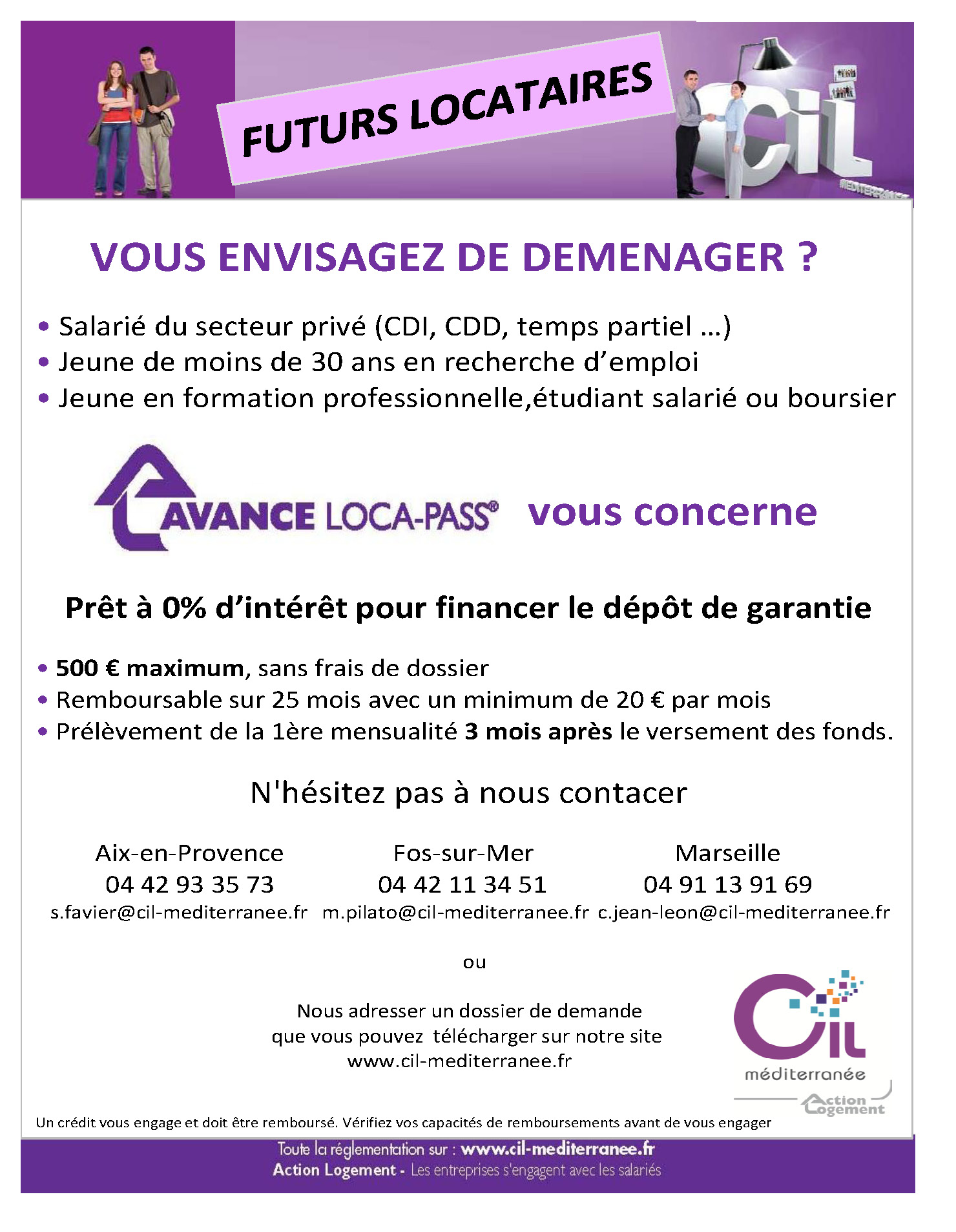 aides aux logements pour les salaries en formation